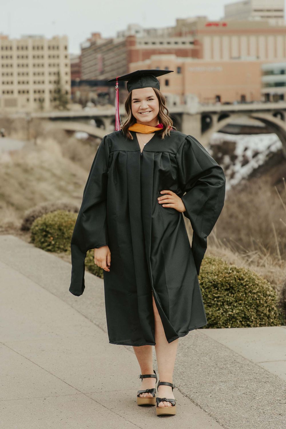 Spokane Senior Photographer | Graduation Photos at Kendall Yards | EWU ...