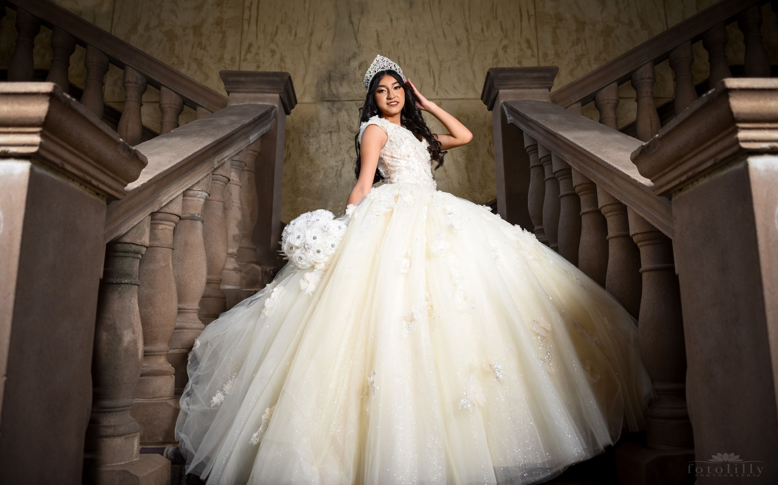 Rose Gold Quince Dress Photos Dallas Forth Best Quince Photography ...