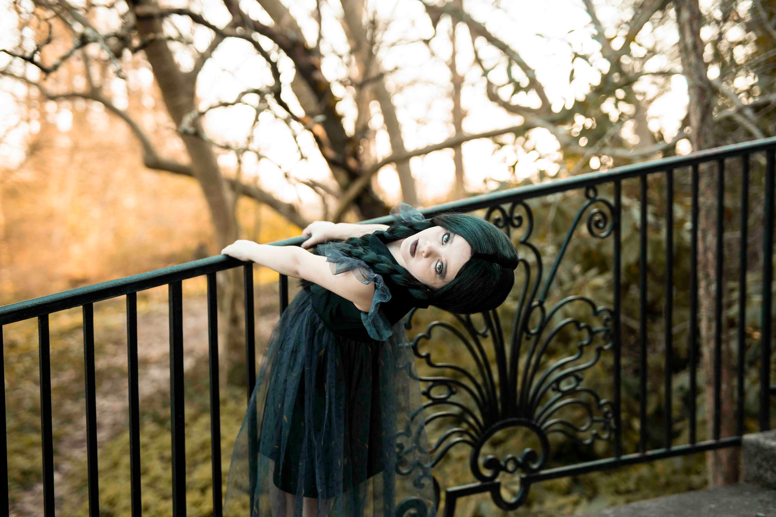 Wednesday Addams Pictures | Marian Coffin Gardens | Wilmington, DE ...