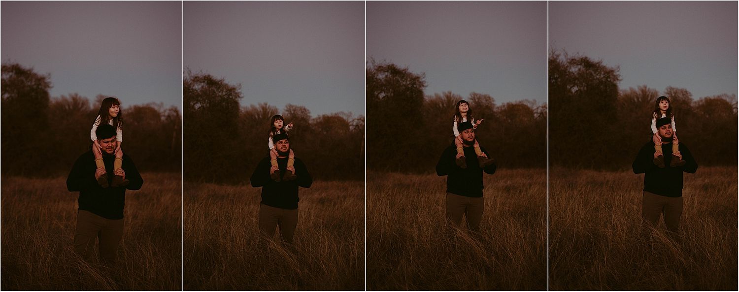 Autumn Family Session at Dusk in Seguin, Texas - Katy Montoya ...