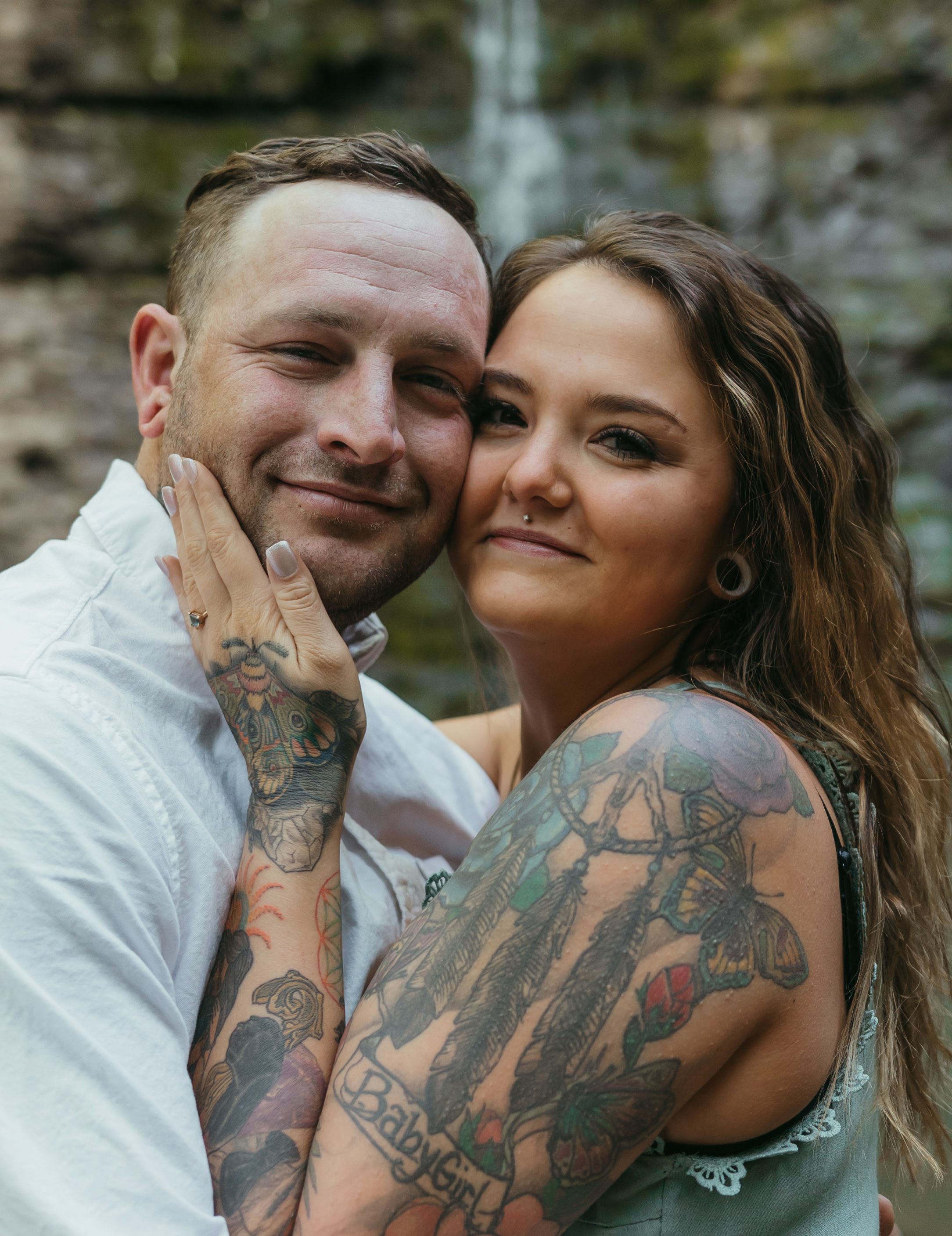 Arkansas Waterfall Engagement Session | Faith + Ryan - Arkansas Wedding ...