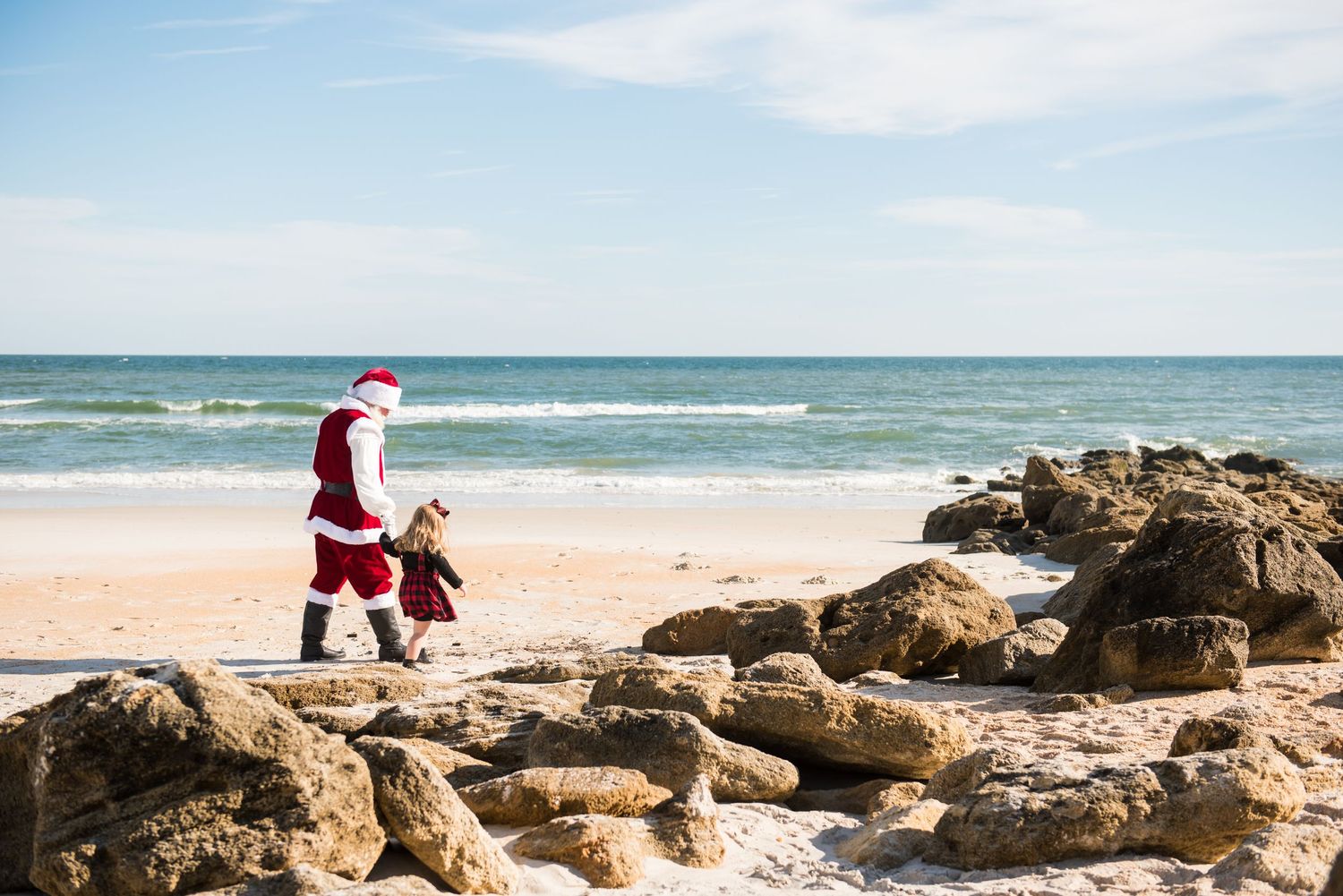 Santa on the Beach | Josh Haltam Photography