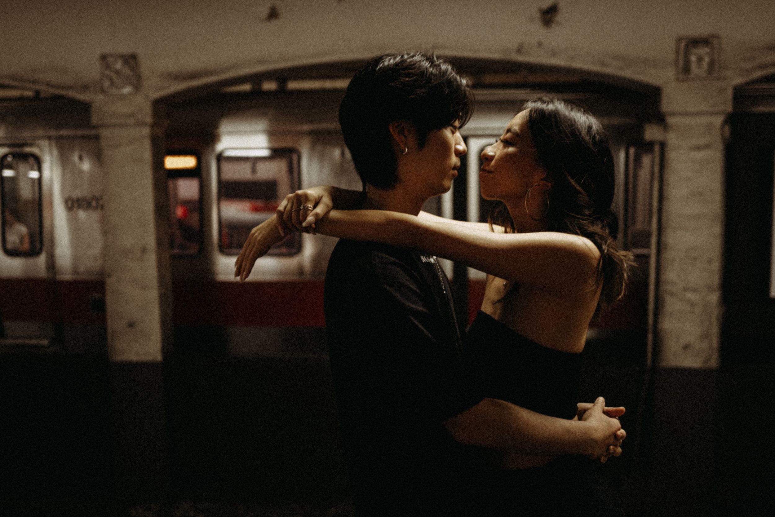 Train Station Couple's Session - Lena Nugent Photography ︳Boston Studio ...