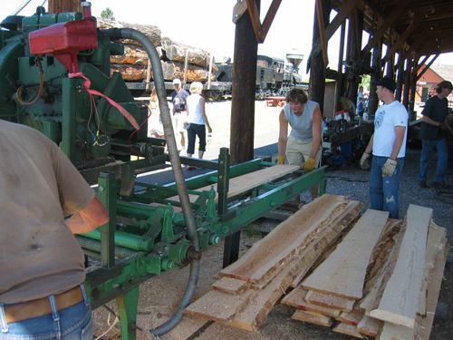 Steam Powered Saw Mill - Forestry Days