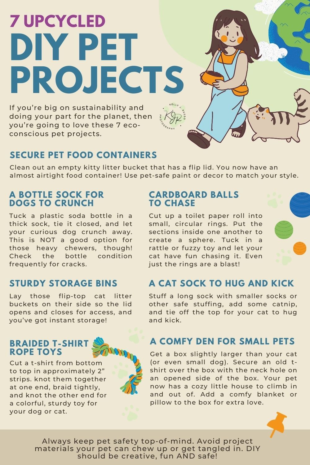 7 Upcycled DIY Pet Projects - Kelly J. Russo Photography | Houston Pet Photographer