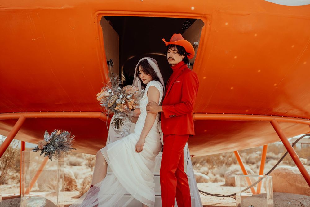 Retro Space ship Elopement & Party - JCobb Photography Wedding & Boudoir