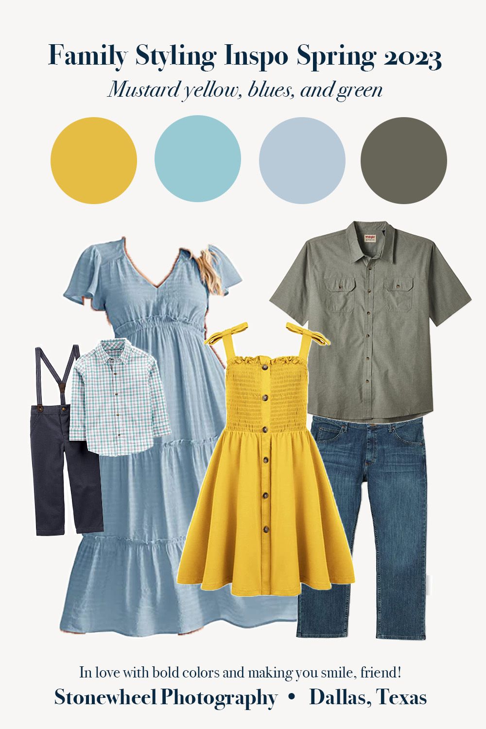 Spring Family Photo Sessions Outfit Planning - Stonewheel Photography ...