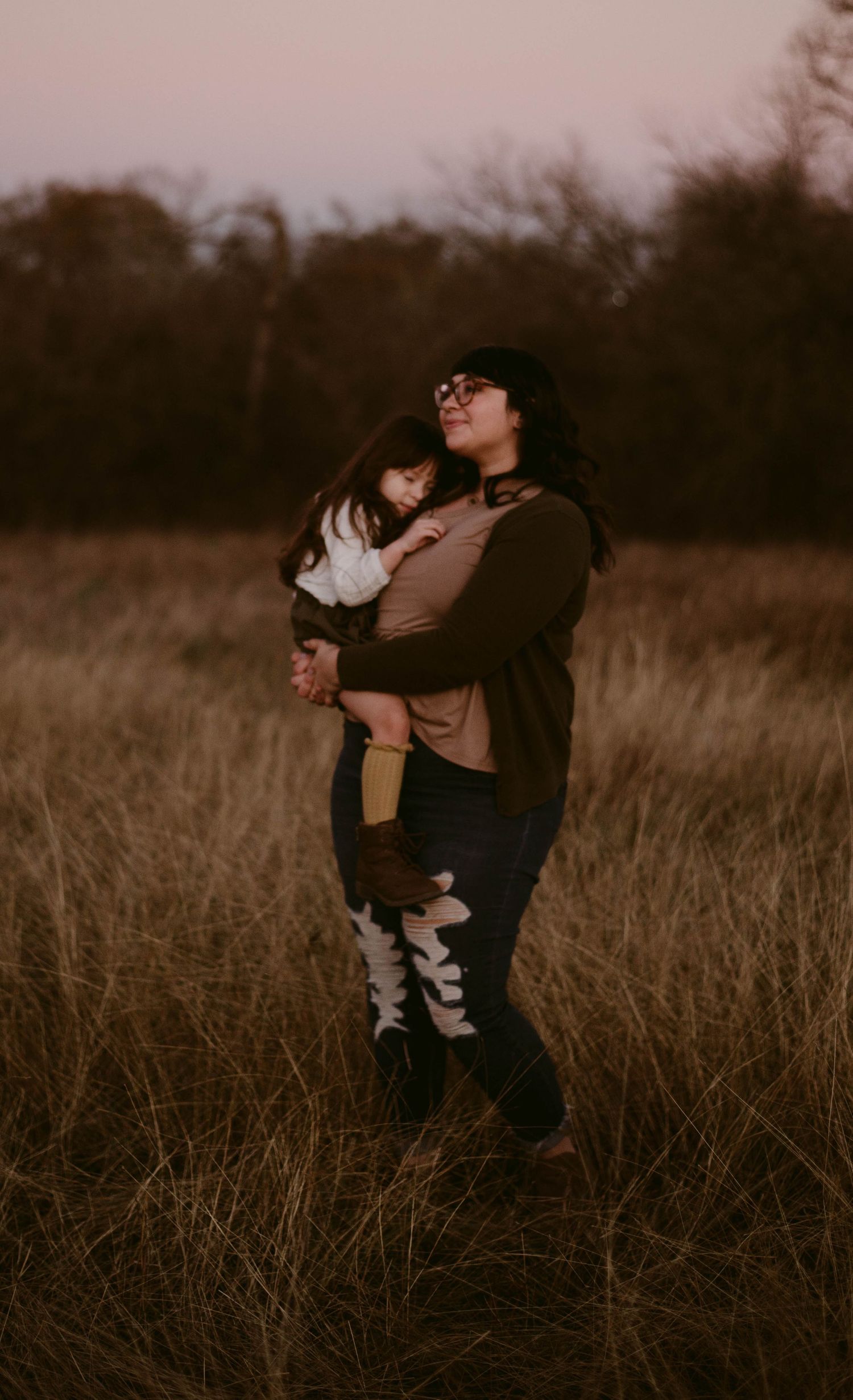 Autumn Family Session at Dusk in Seguin, Texas - Katy Montoya ...