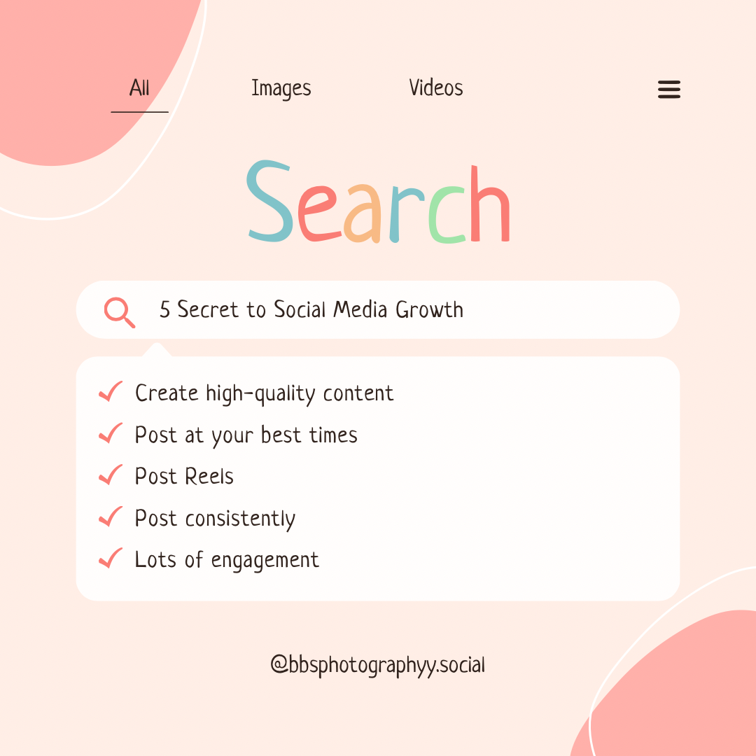 Social Media Management - BBS Photography