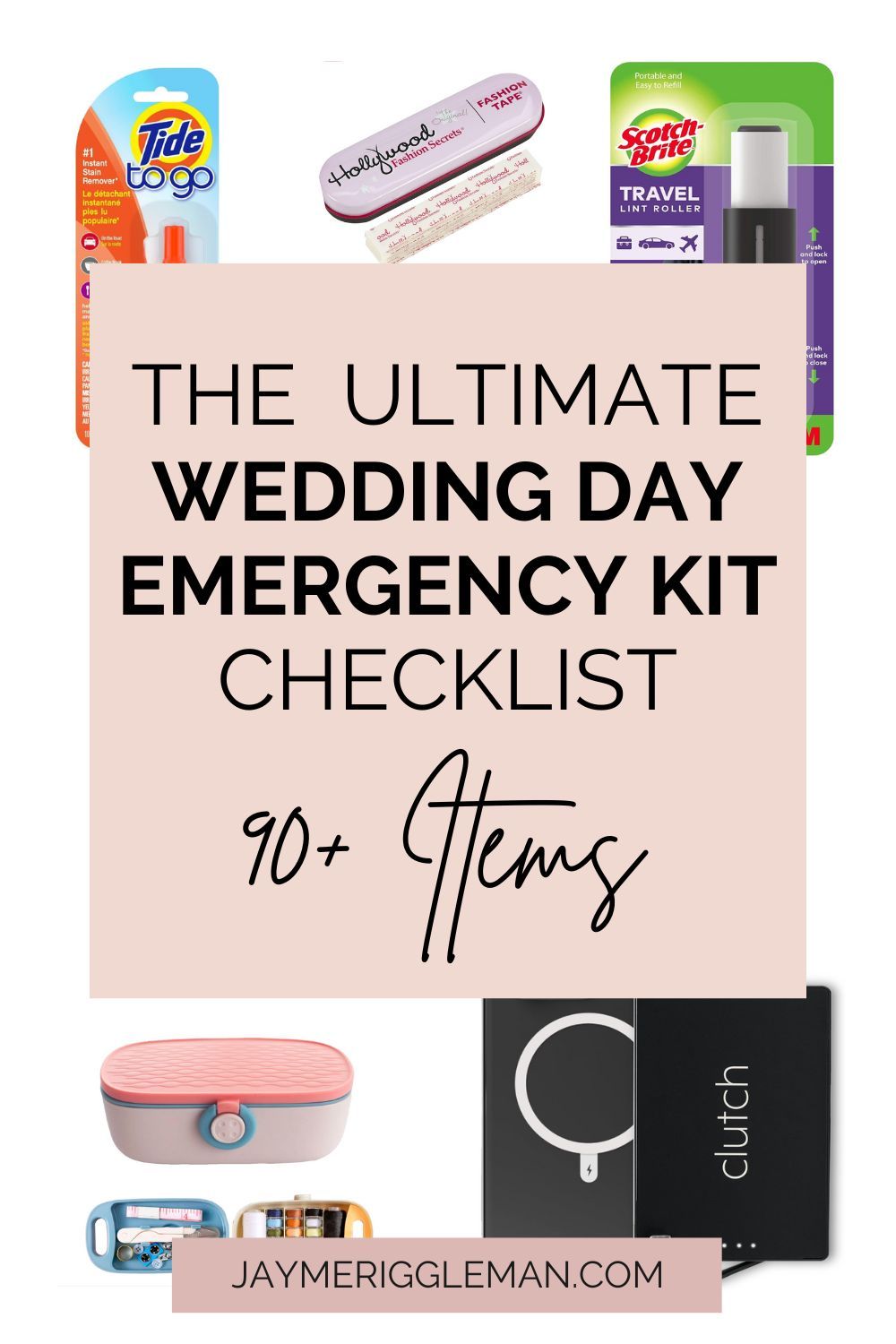 What to Include in a Wedding Day Emergency Kit: 90+ Items - Jayme ...