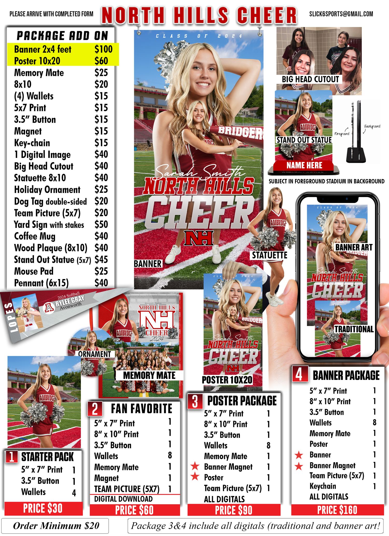 North Hills Cheer - Slick 6 Sports