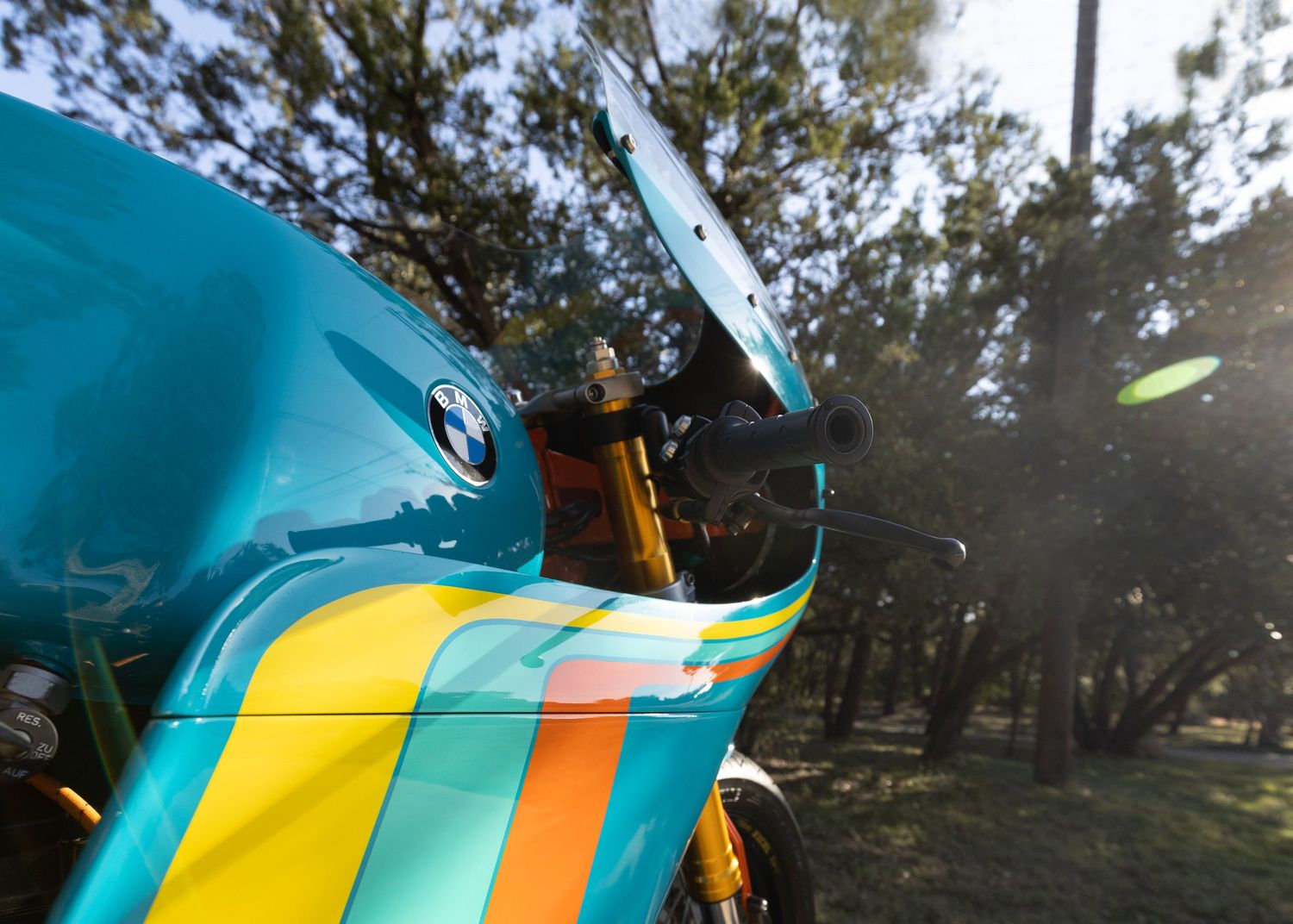 BMW Custom Motorcycle - Elevated Focus