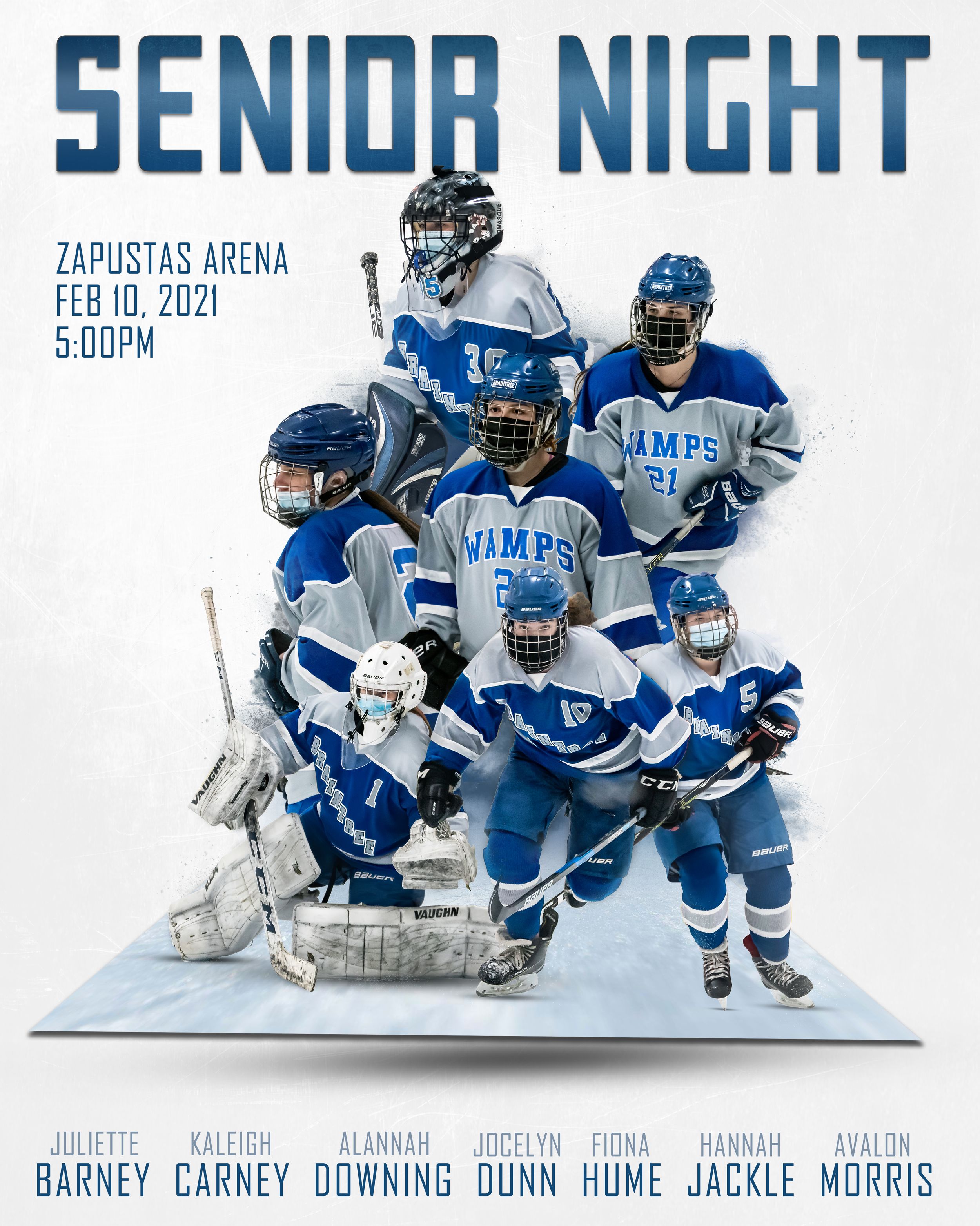 Senior Night Posters - Kara Garrity Photography