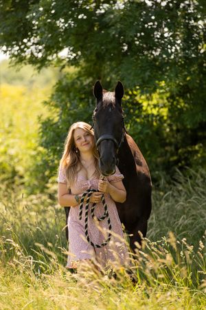 Caitlin & Monkey - Imogen Moon ABIPP - Equine & Dog Photographer In ...