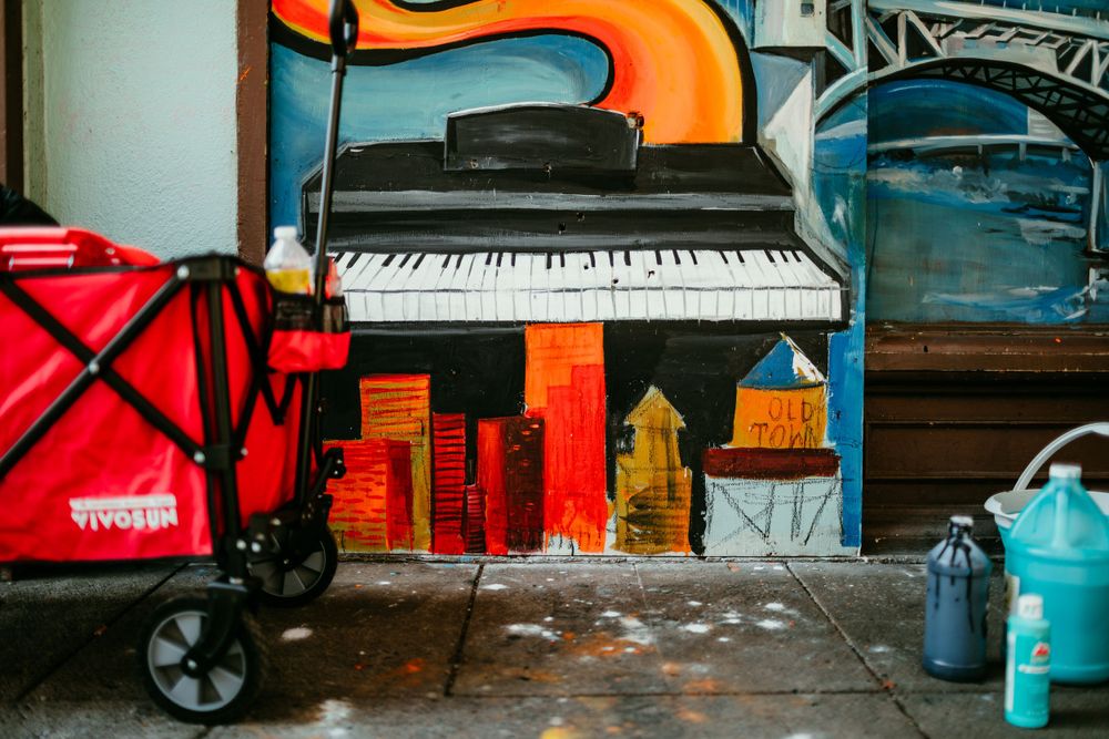 The Barrel Room Mural in Old Town Chinatown | Capturing Art in Downtown ...