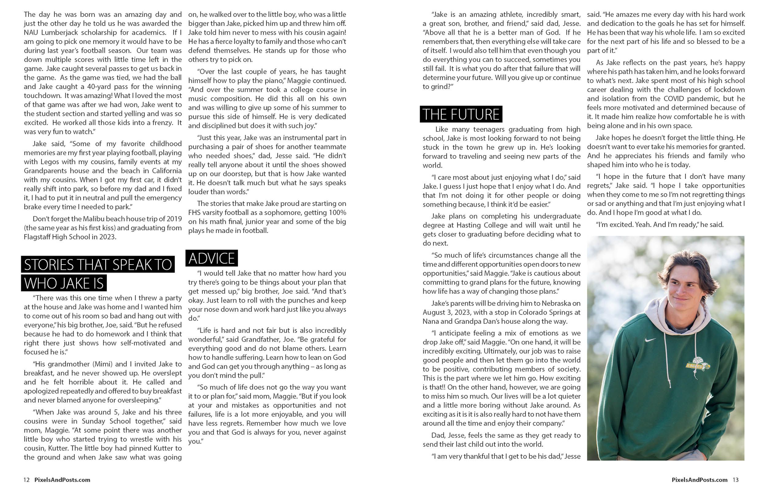 Jake Weidinger Senior Story - Sean Openshaw Storytelling - Photos ...