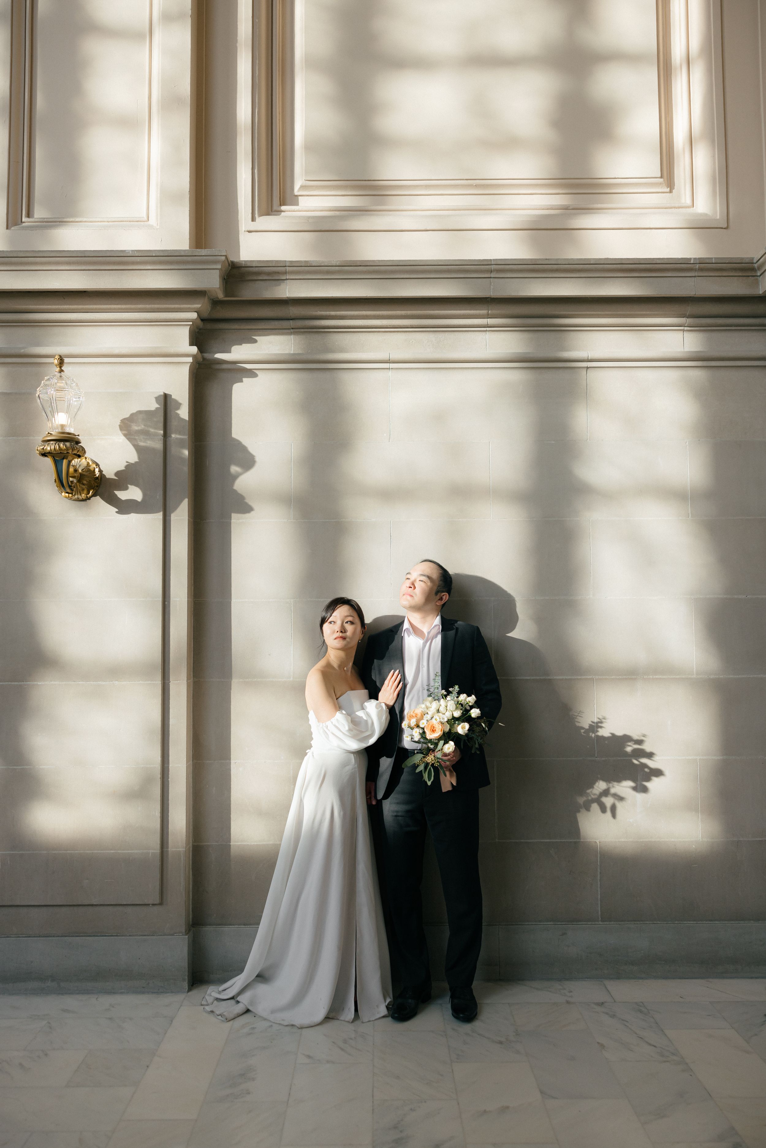 A Romantic San Francisco City Hall Elopement With Portraits at Golden ...