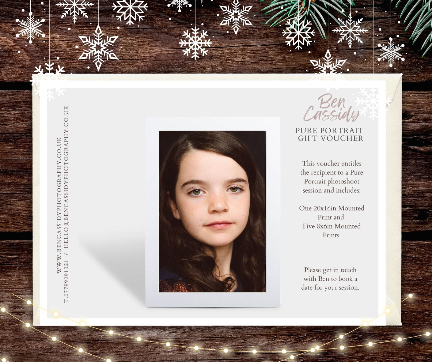Gift Vouchers - Pure Portrait Experience - Ben Cassidy Family Photography
