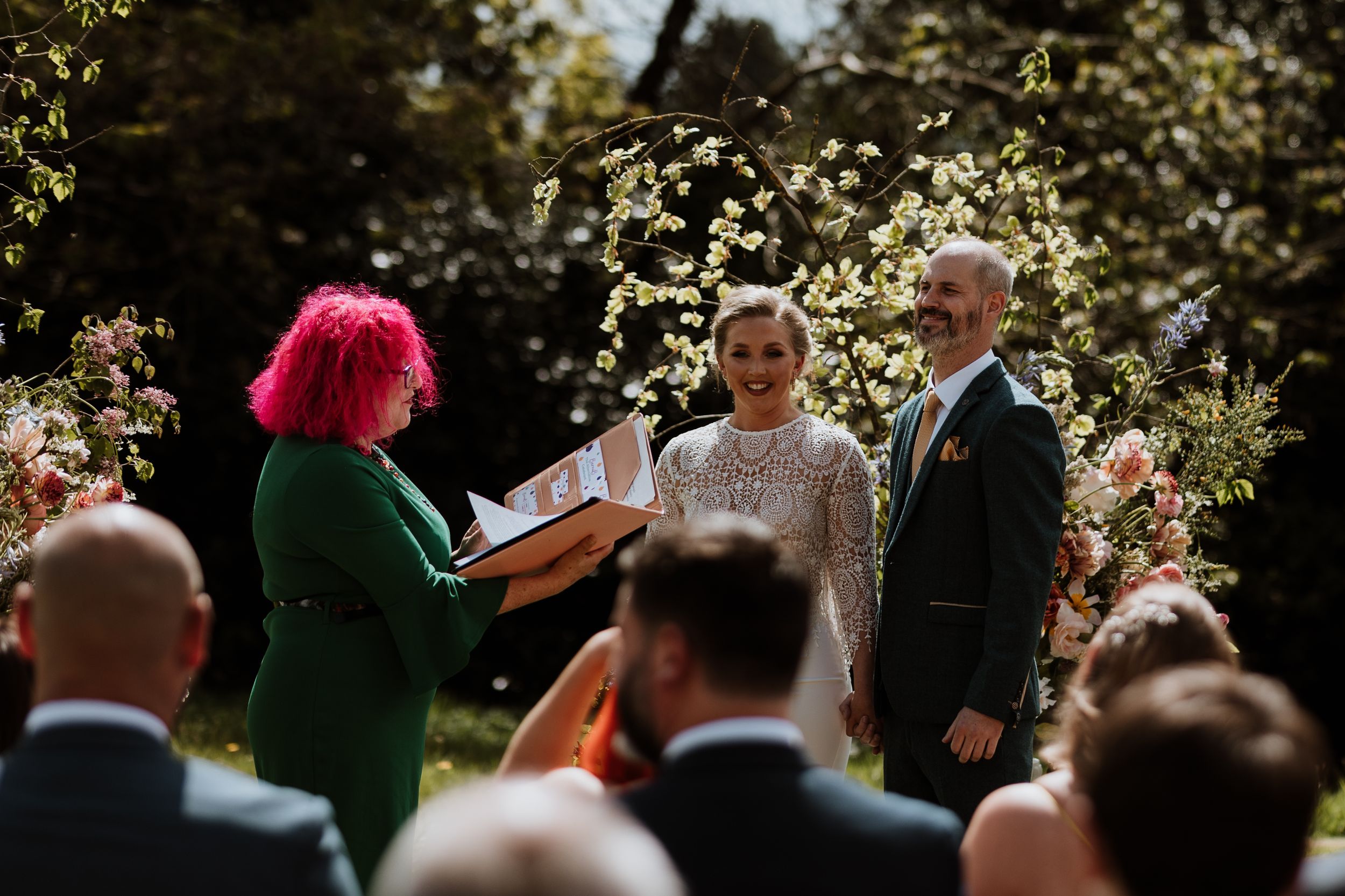 Laid-back May Garden Wedding at Plas Dinam Country House - Pix by Vix ...
