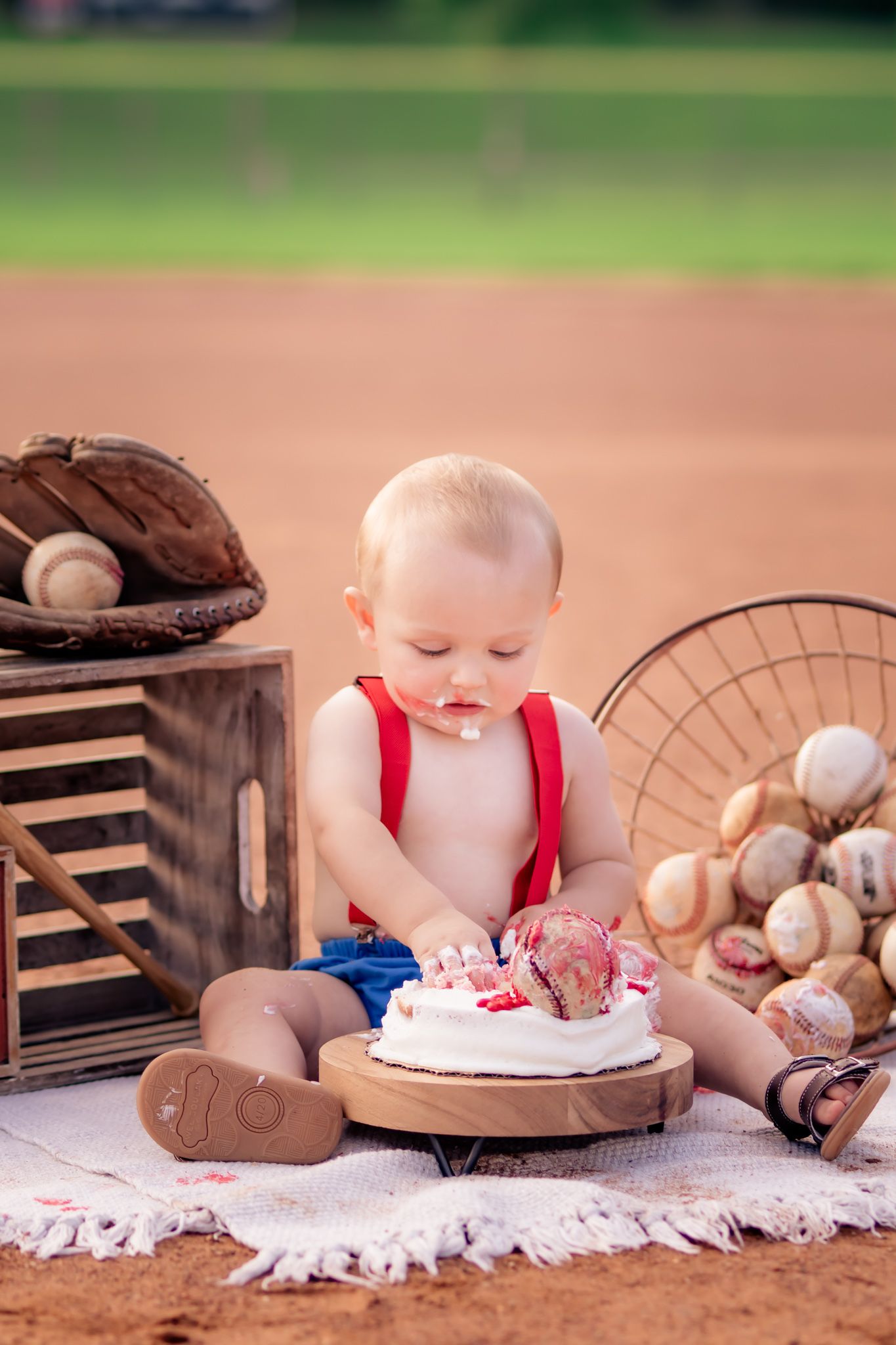 Chattanooga Baseball Themed Cake Smash - Chattanooga Family ...