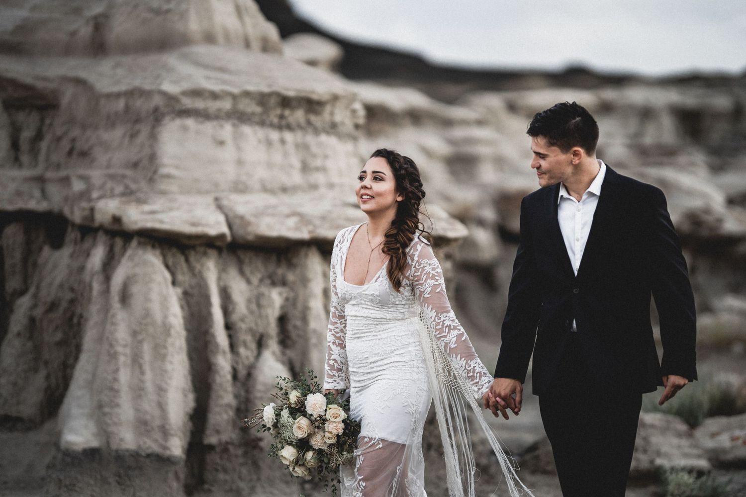 Addy & James Badlands Elopement - Klaus James Photography