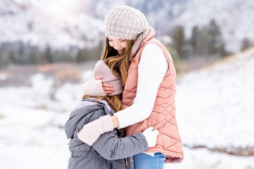 Family Snow Session by the Mountains / Colorado Springs Family ...