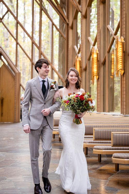 A Walk to Remember: Tyler and Clarke's Unforgettable Anthony Chapel Wedding