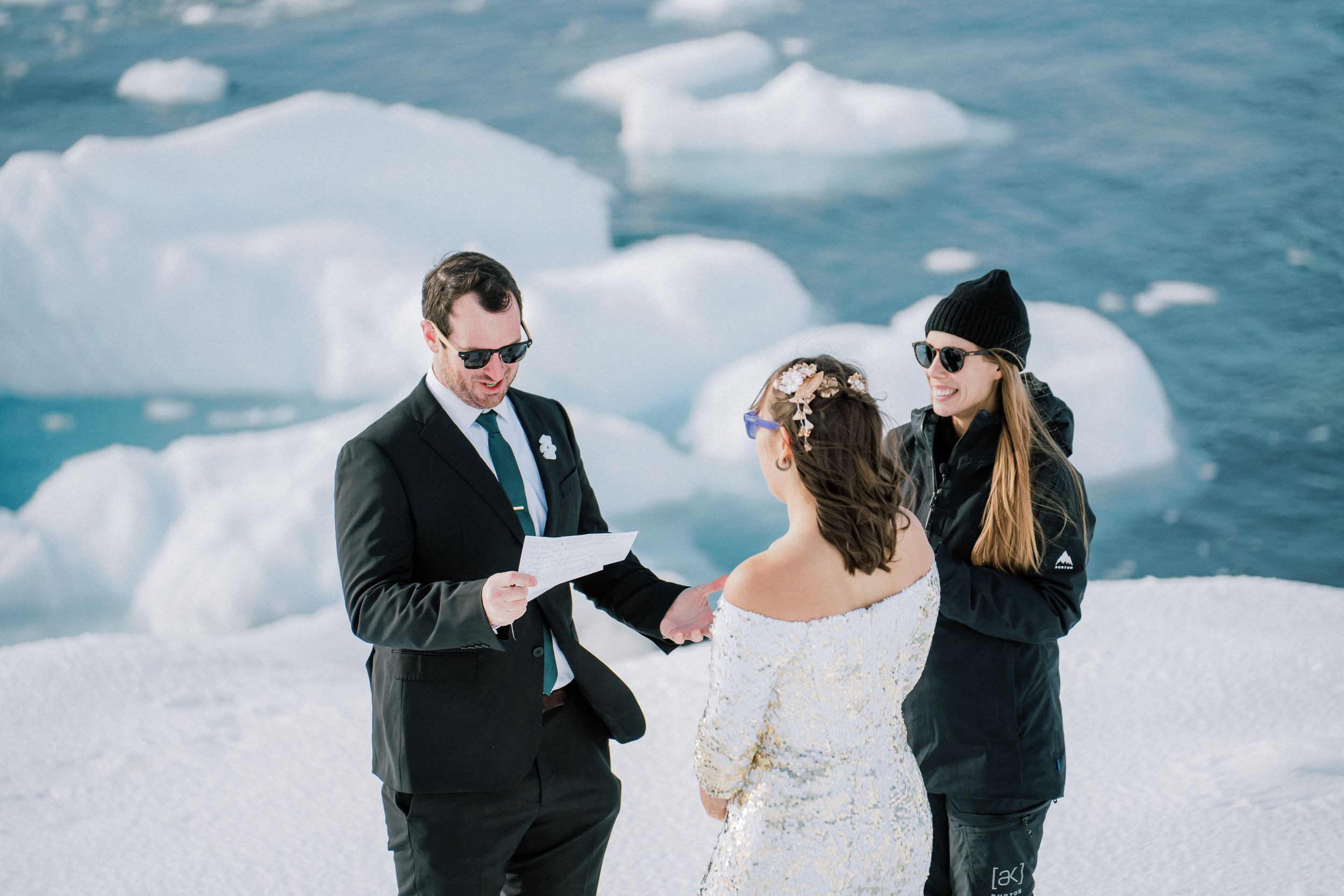 EPIC Antarctica Ski Elopement - Aspen Elopement Photography & Video ...