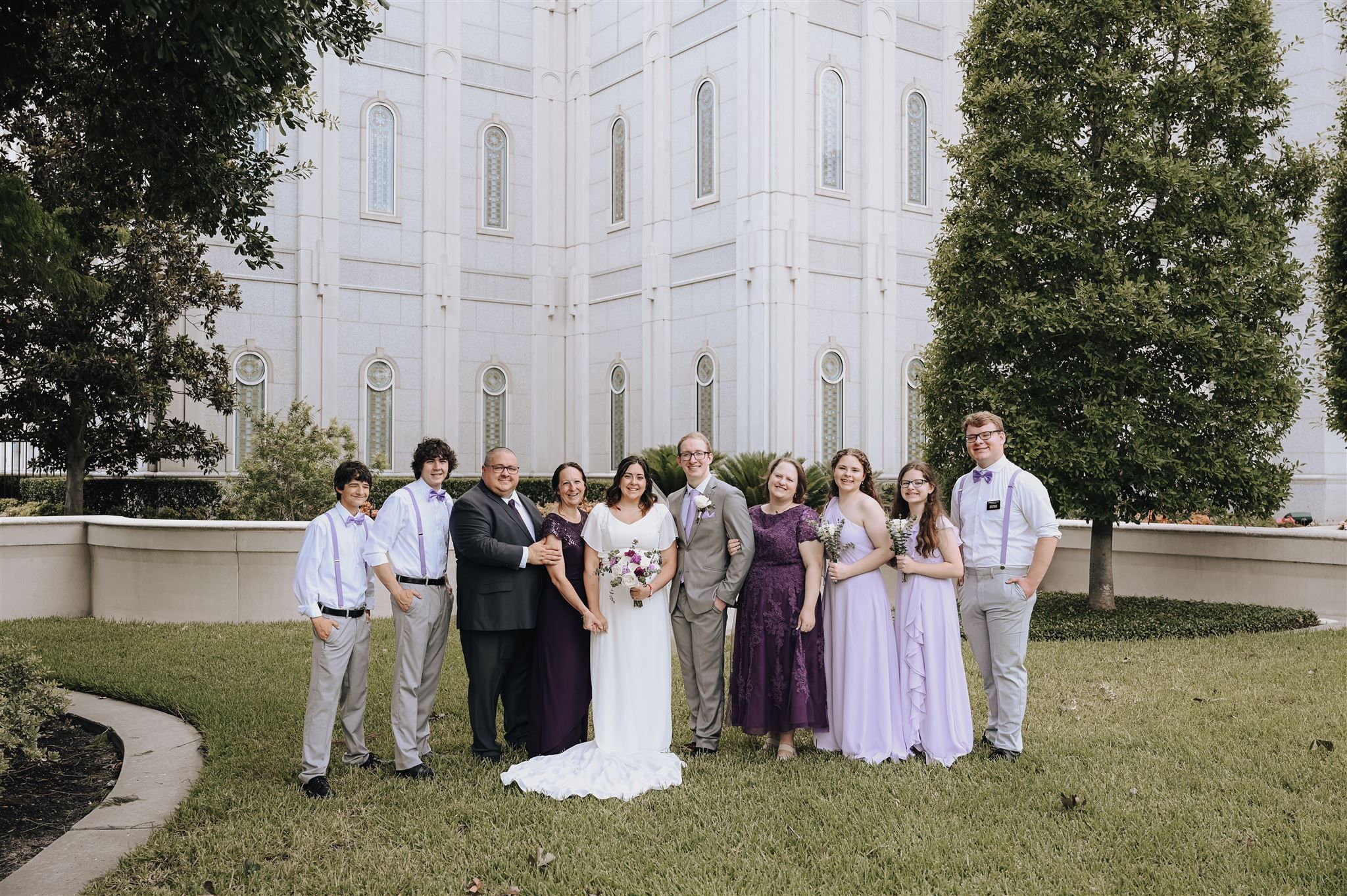 Intimate LDS Wedding Ceremony | Houston Texas Temple
