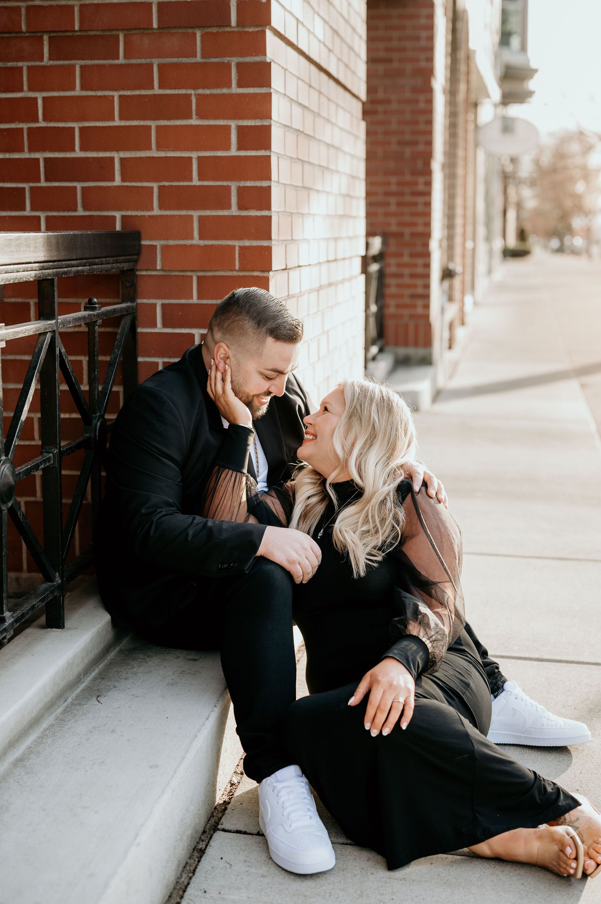Downtown Engagement Photos in Walla Walla | Jayme + Joel - Sydney ...