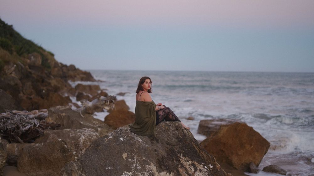Chlöe - Portrait Film at Waipatiki Beach, Hawke's Bay