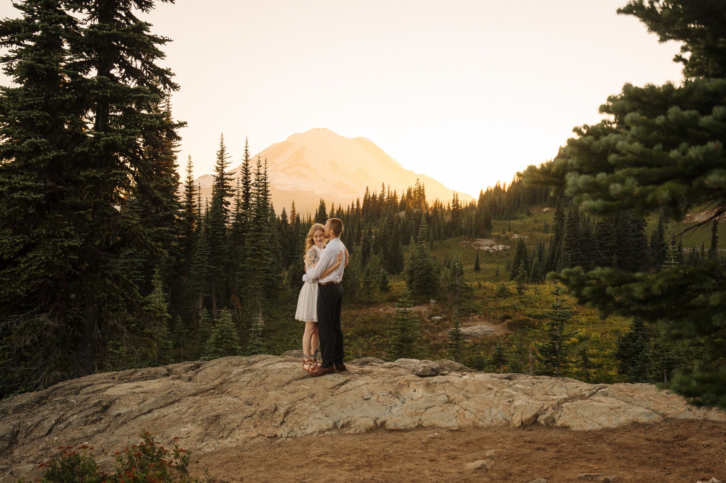 A Dreamy Engagement at Mt. Rainier: Sarah & Gage's Adventure on the ...
