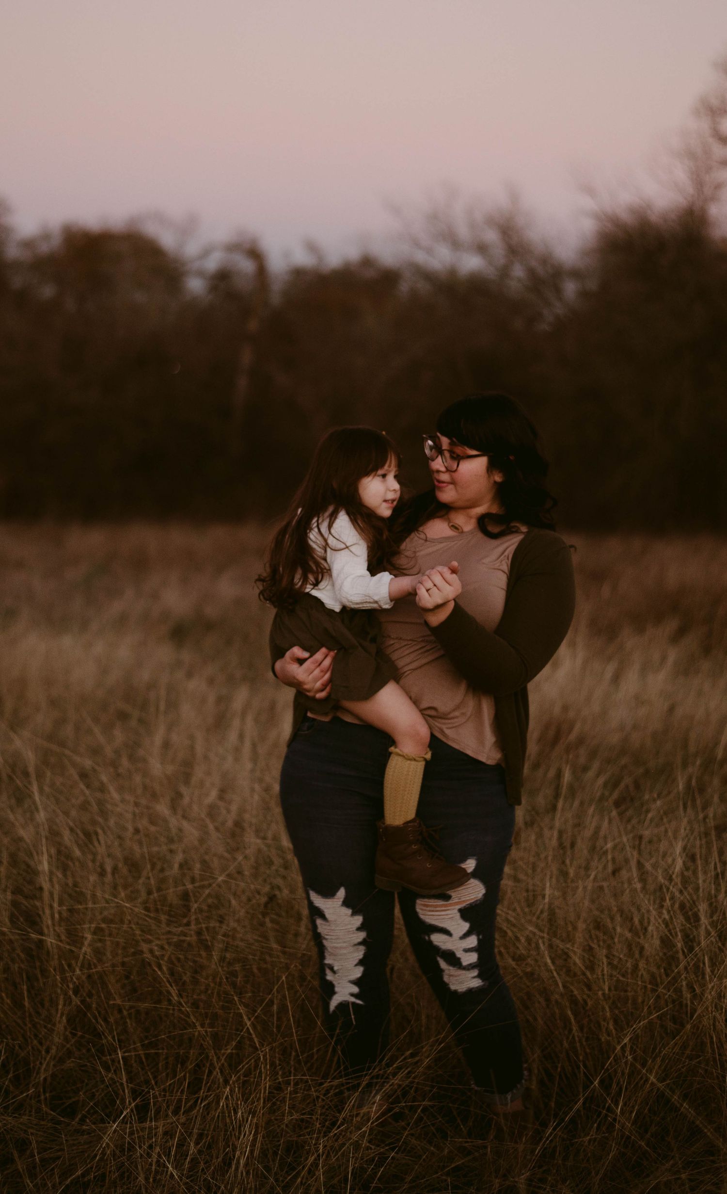 Autumn Family Session at Dusk in Seguin, Texas - Katy Montoya ...
