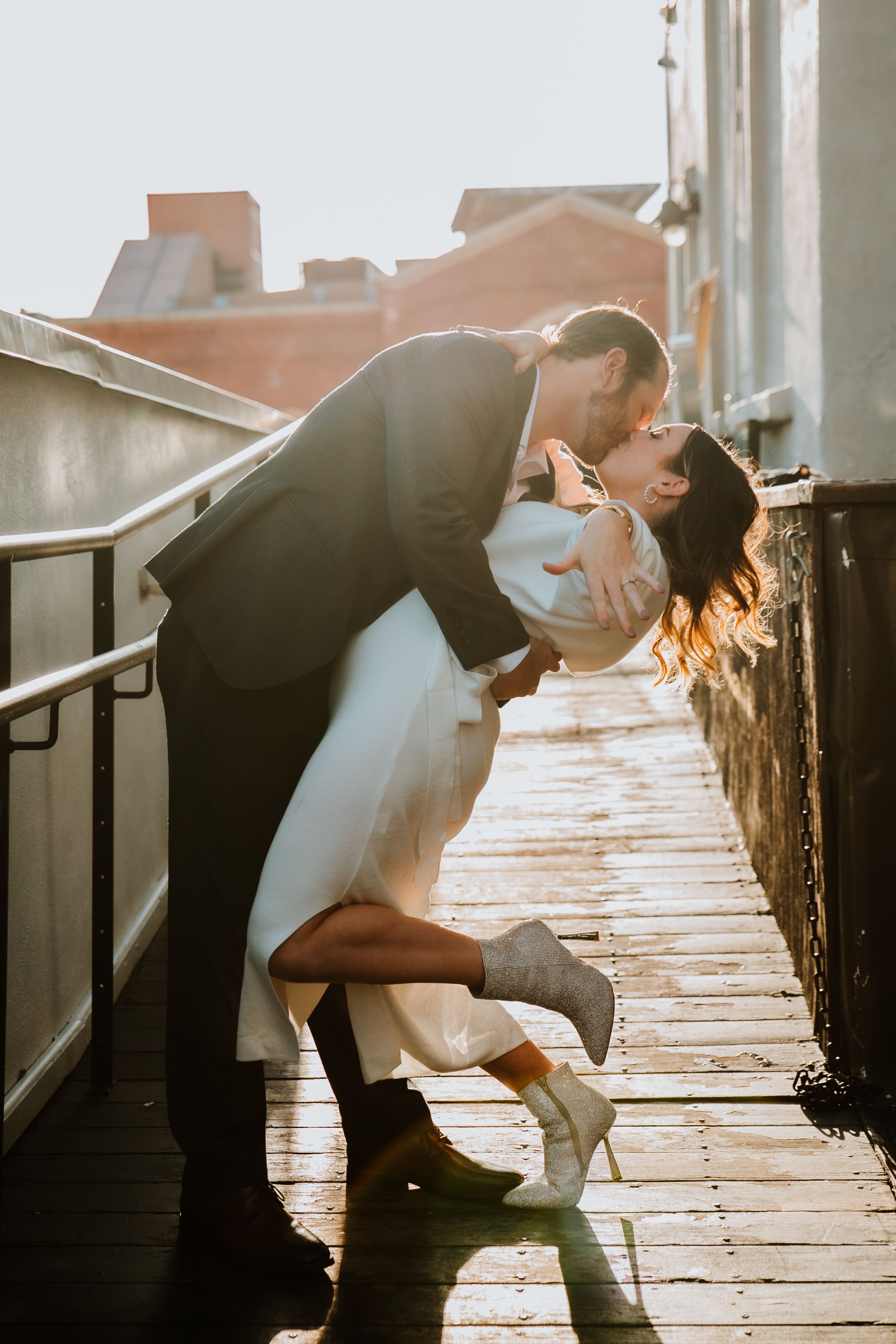 Lauren & Alan's Downtown Engagement Session - Carly Forrest - Artistic ...