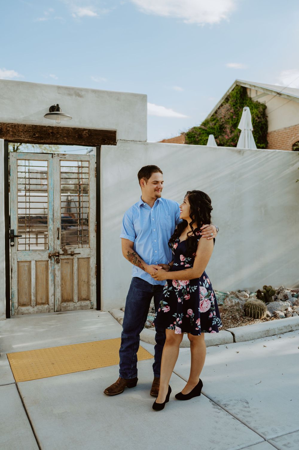 Urban Tucson, Arizona Engagement - Chase + Kat - bees + mulberry ...