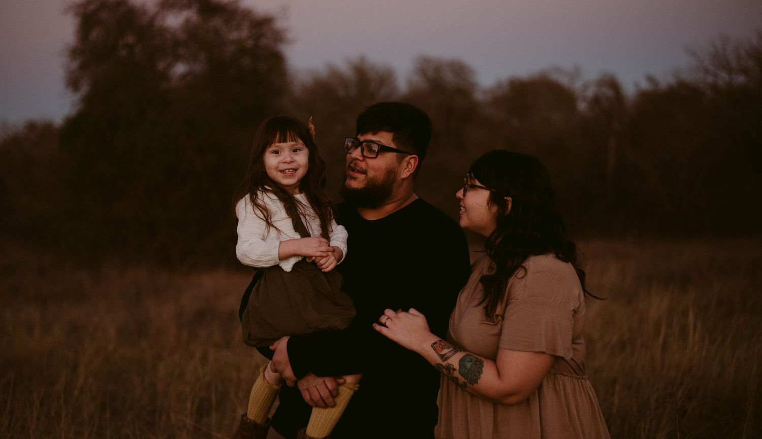 Autumn Family Session at Dusk in Seguin, Texas - Katy Montoya ...