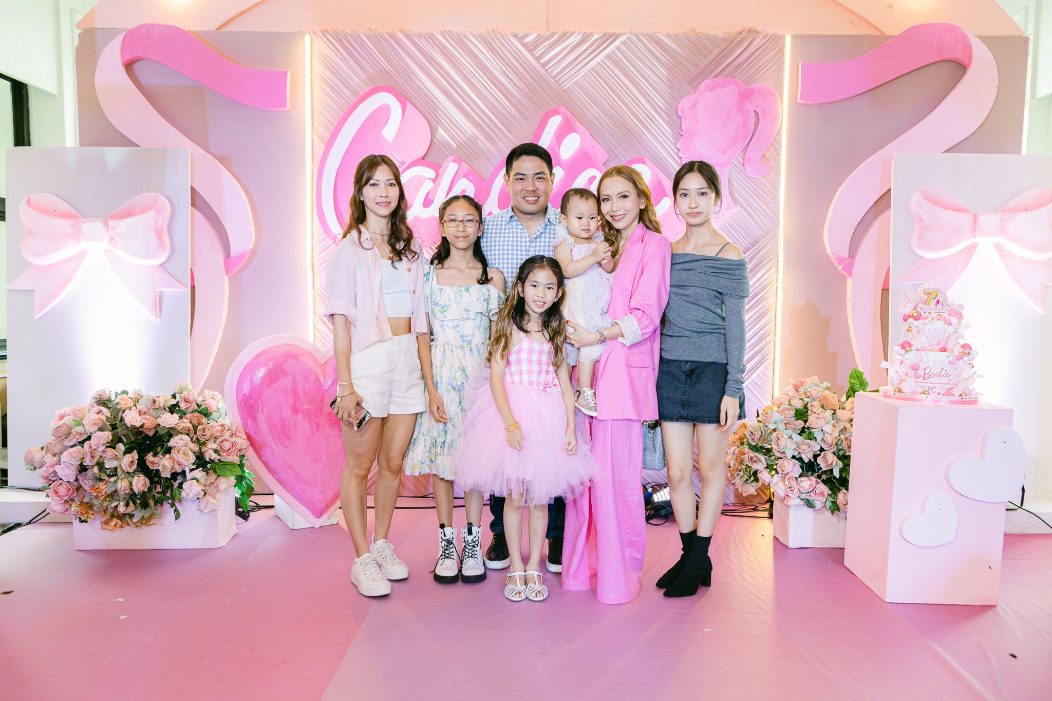 "Pink Perfection: Candice's Barbie-themed 7th Birthday Celebration ...