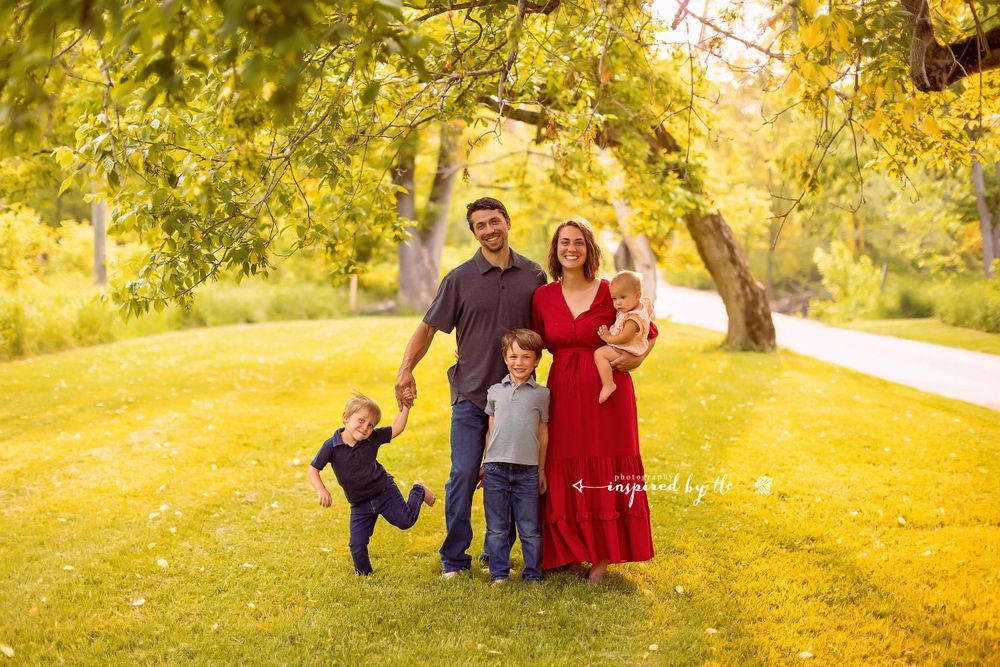 Family Portraits playing in the Stream || Tulip - Photography Inspired ...