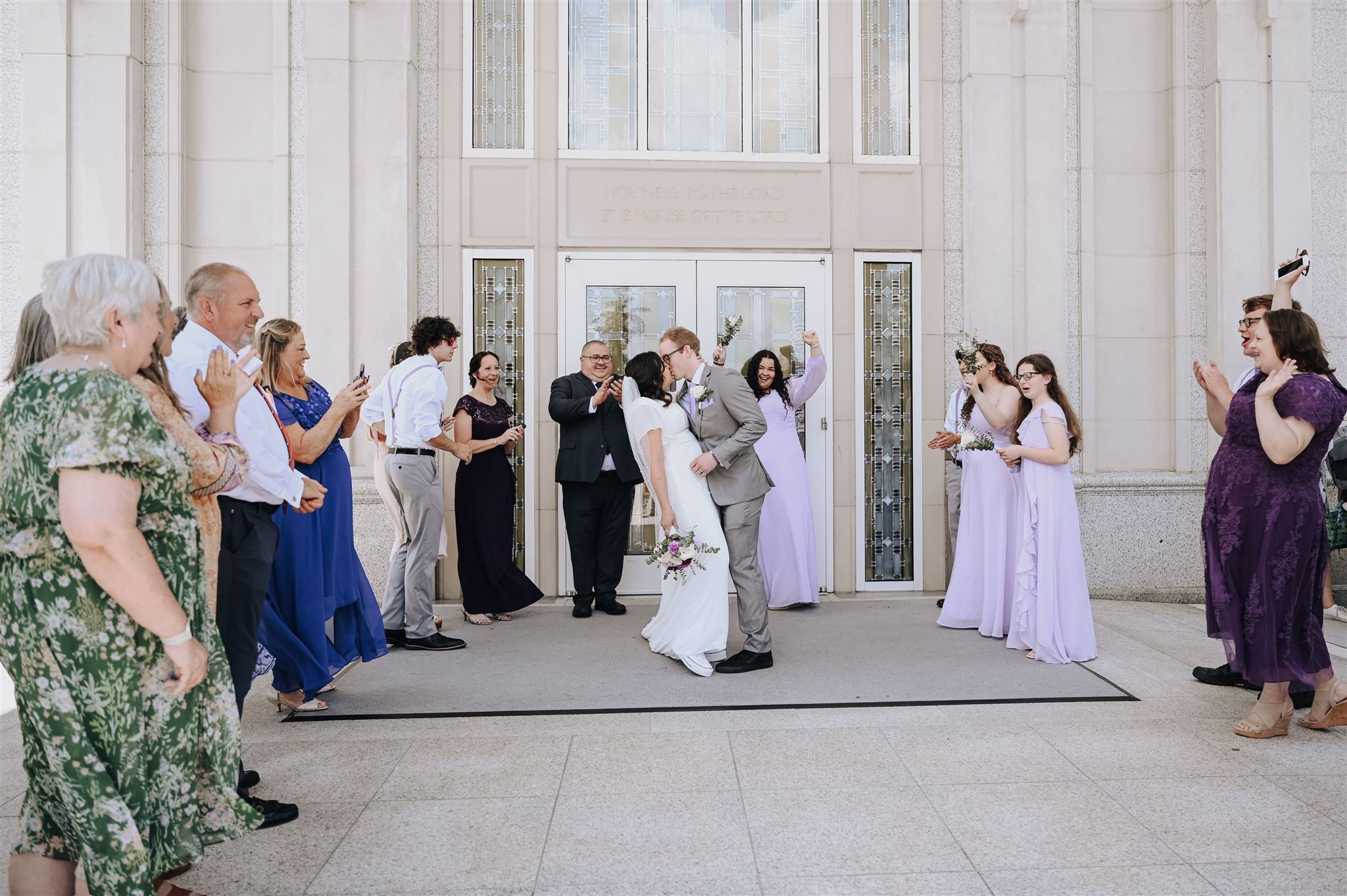 Intimate LDS Wedding Ceremony | Houston Texas Temple