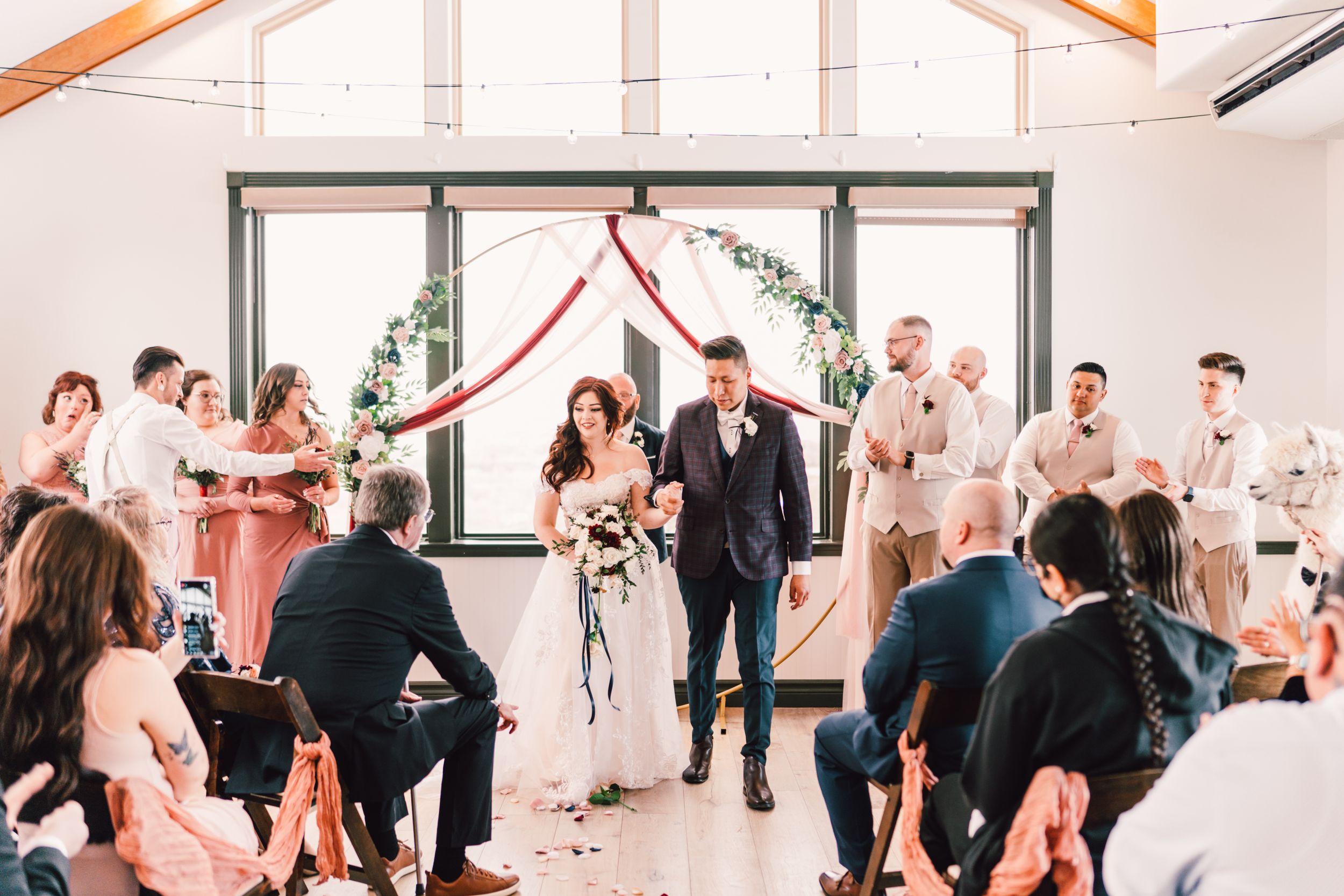 Jessica + Roddy Alpaca Wedding - Peppergrass Ranch