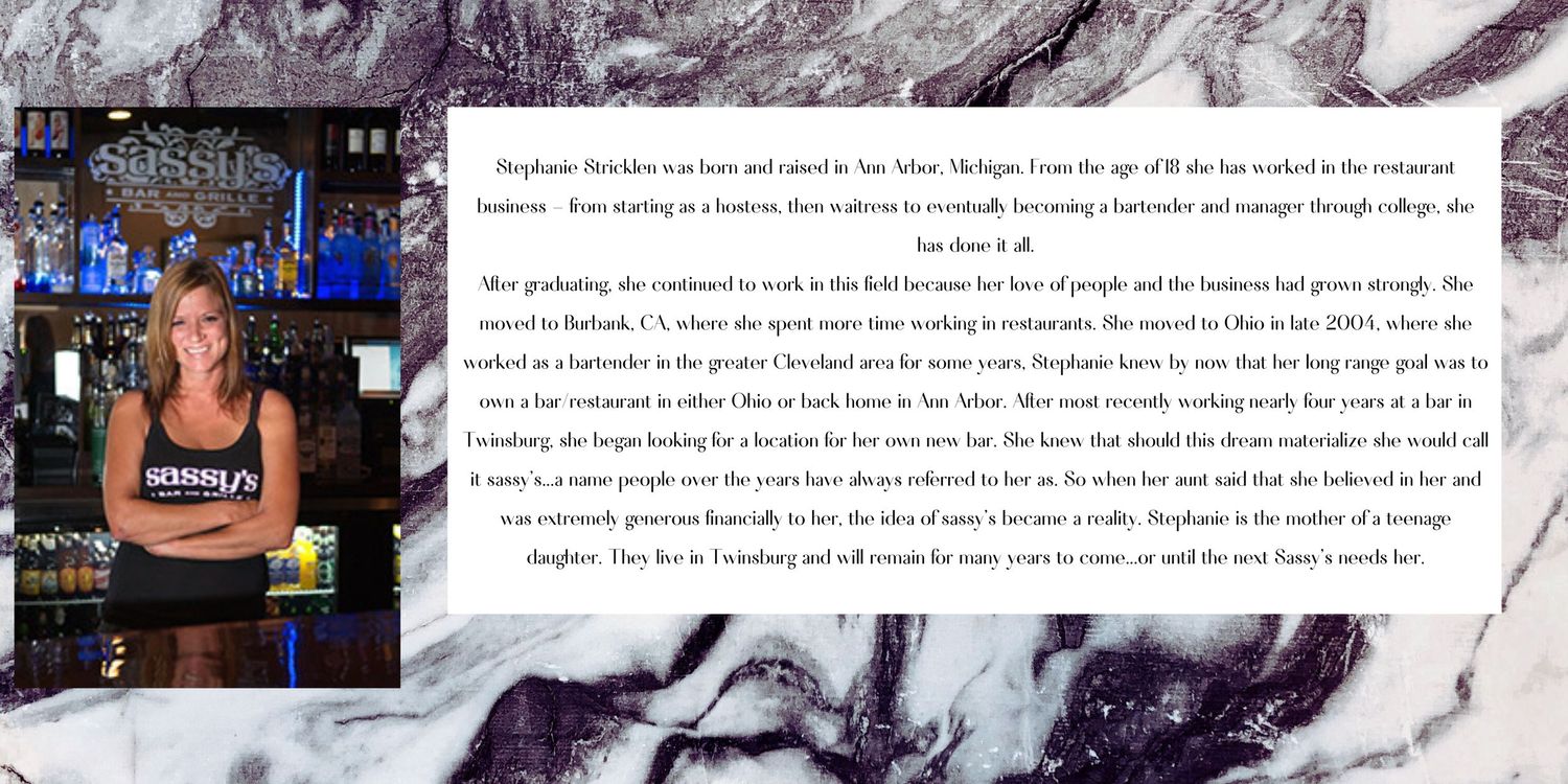 About - Sassy's Bar and Grille