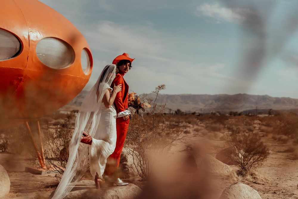 Retro Space ship Elopement & Party - JCobb Photography Wedding & Boudoir