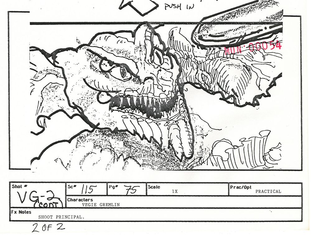 Hero Vegetable Gremlin Movie Prop - The Gremlins Museum