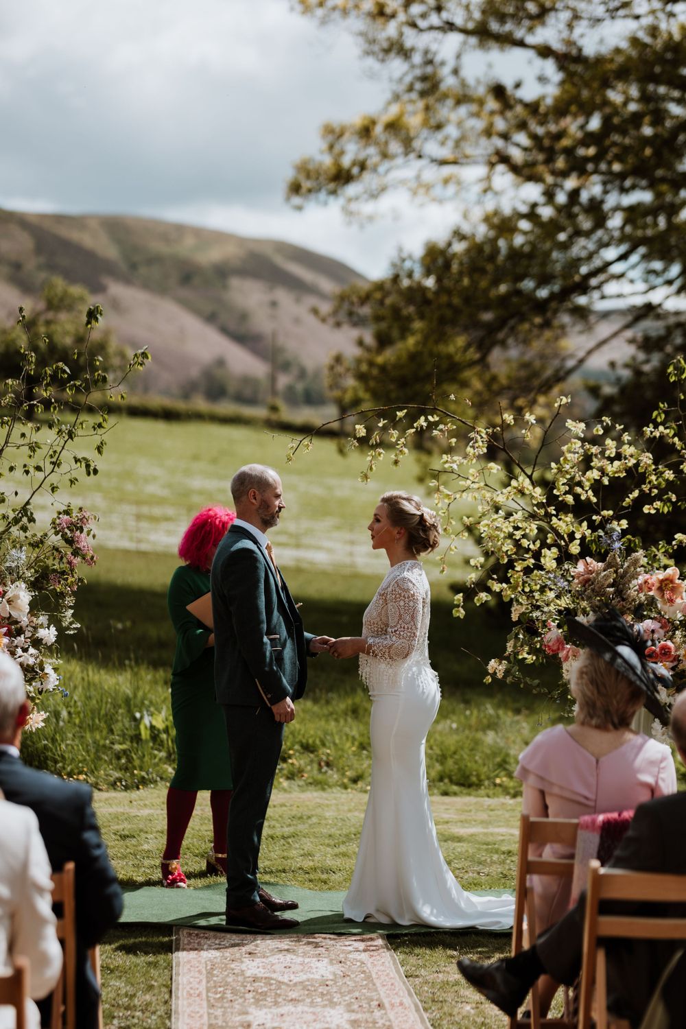 Laid-back May Garden Wedding at Plas Dinam Country House - Pix by Vix ...