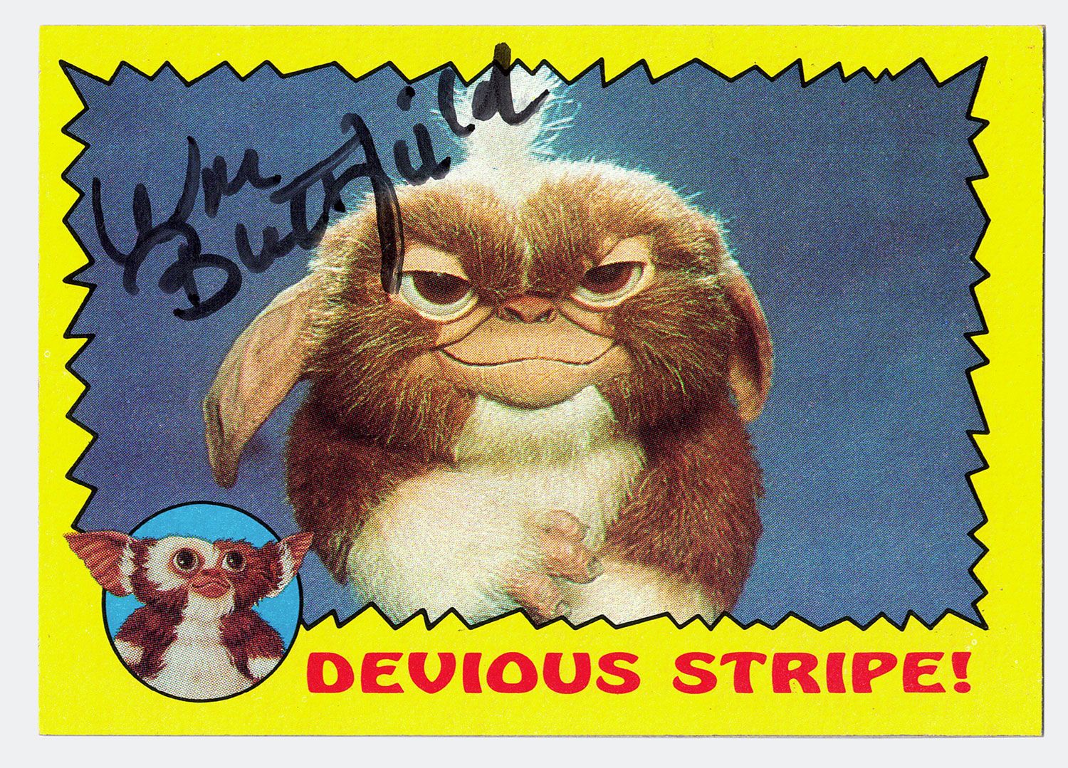 Autographed Gremlins Trading Cards - The Gremlins Museum