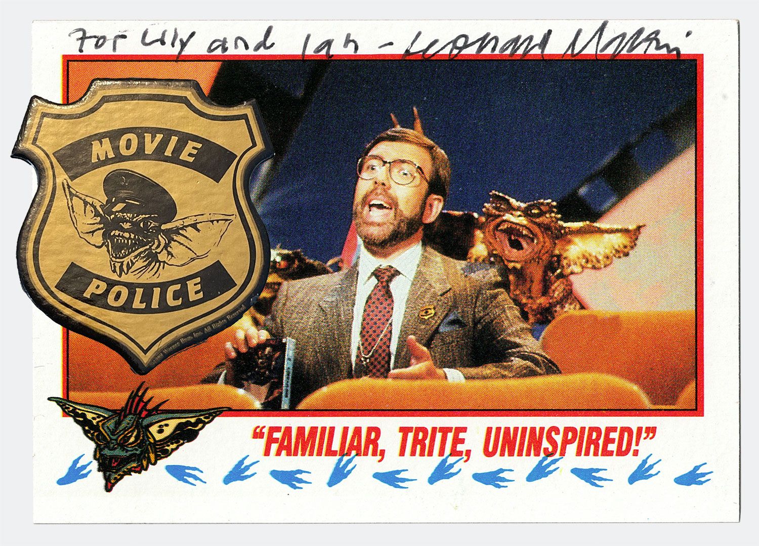 Autographed Gremlins Trading Cards - The Gremlins Museum