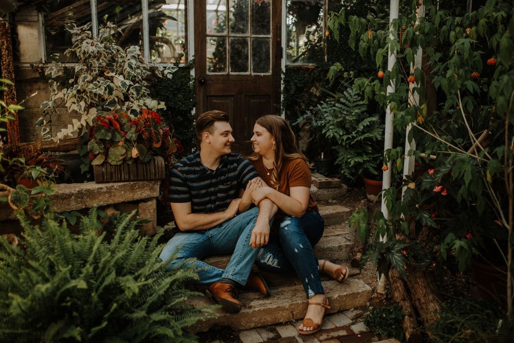Lush Blooms Engagement Session | Michler's Greenhouse - Scarlett ...