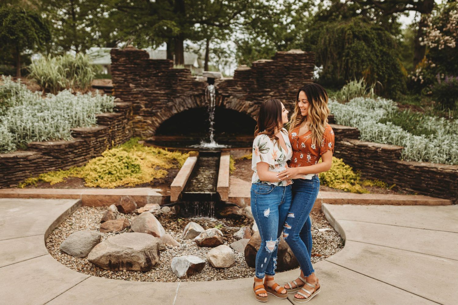 Sunken Garden - Shelbyville - In Focus by Sara
