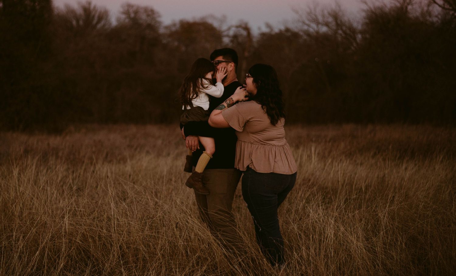 Autumn Family Session at Dusk in Seguin, Texas - Katy Montoya ...