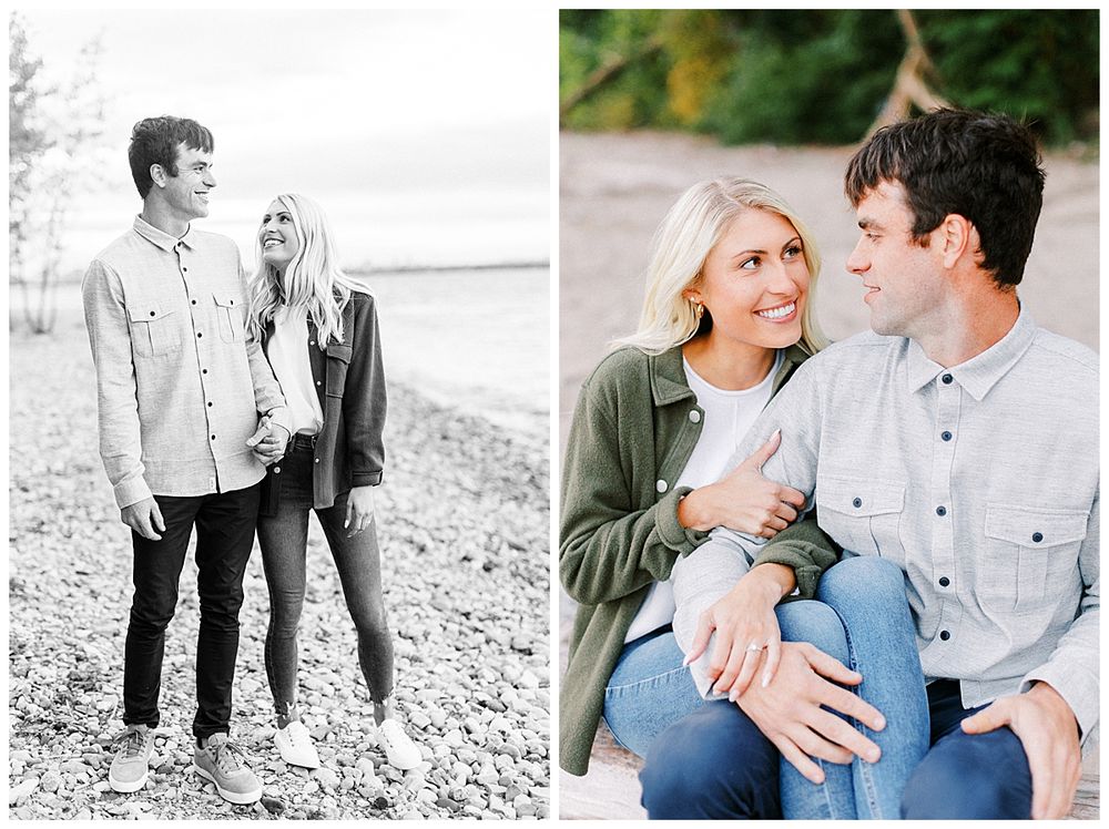 Bailey + Vince // Milwaukee Engagement // Bay View Park - Brittney ...
